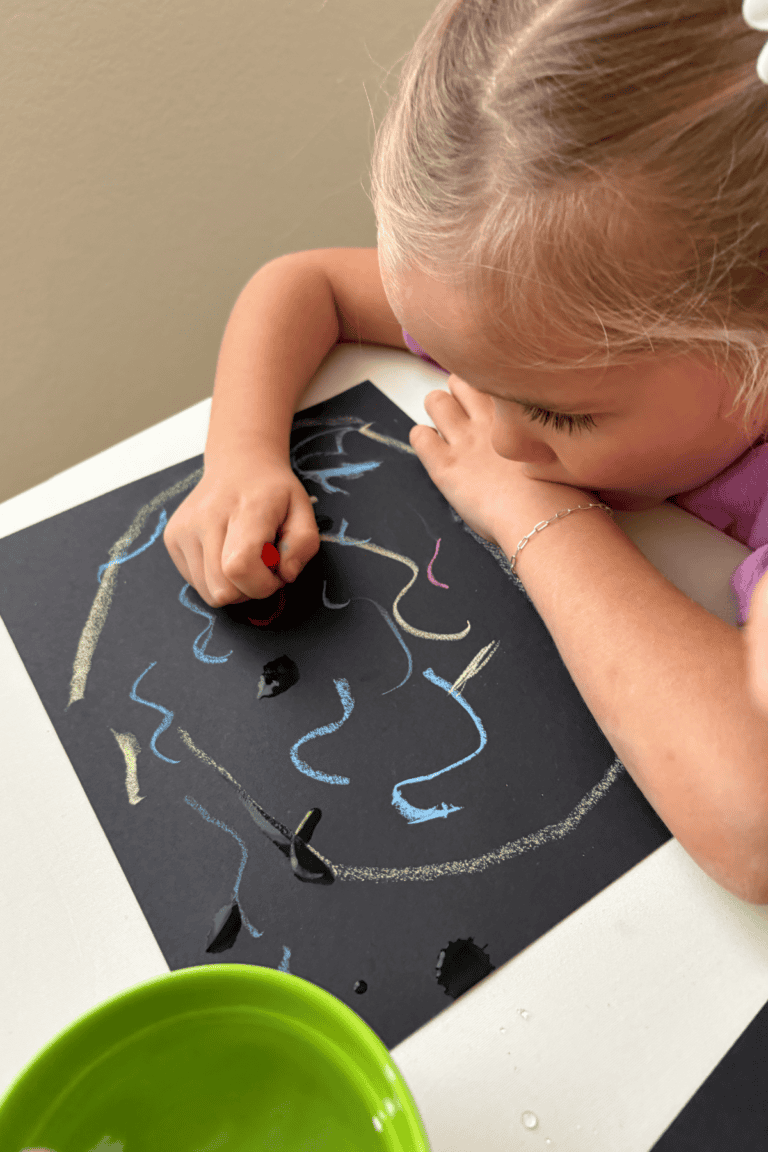 Chalk Art for Kids - Exploring Wet vs. Dry Chalk - Friends Art Lab