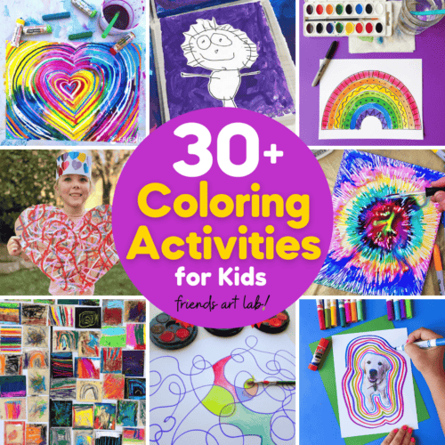 Coloring for Kids: Fun, Creative, and Easy Activities - Friends Art Lab
