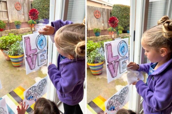 Dry Erase Window Coloring Pages - Friends Art Lab