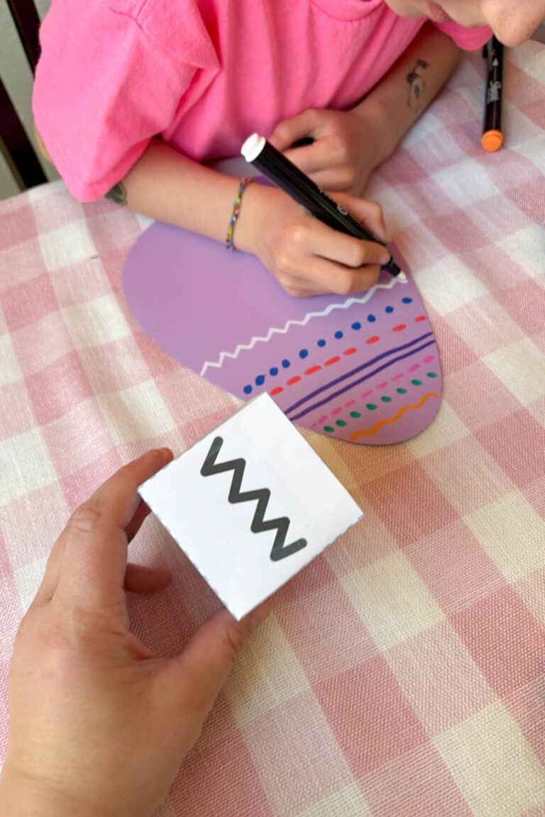 Roll & Draw Easter Egg Art - Friends Art Lab