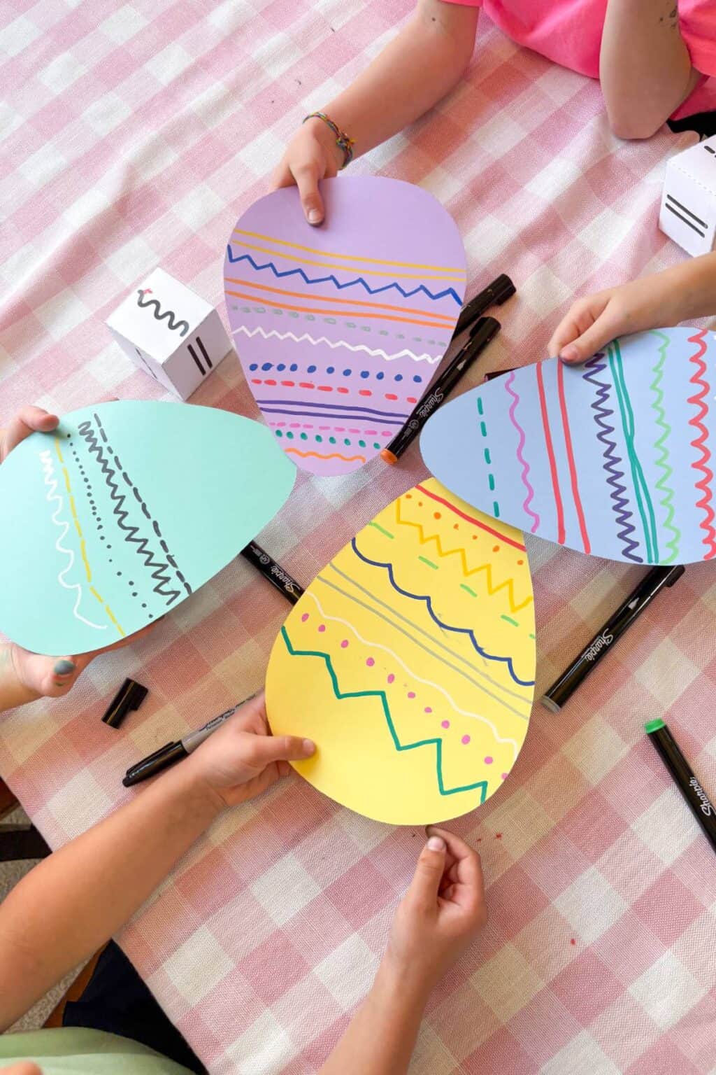 Roll & Draw Easter Egg Art - Friends Art Lab