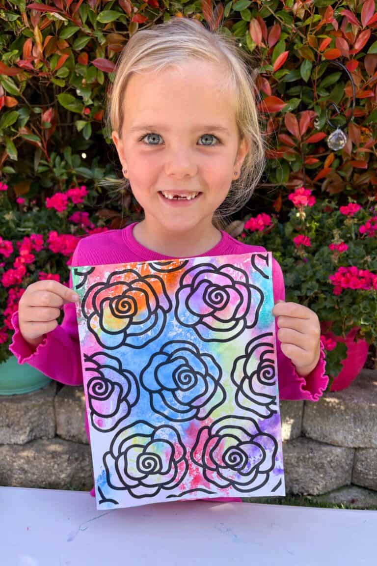 Coloring Page Foil Prints - Friends Art Lab