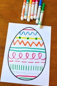 Easter Drawing Game Preschool Activity - Friends Art Lab