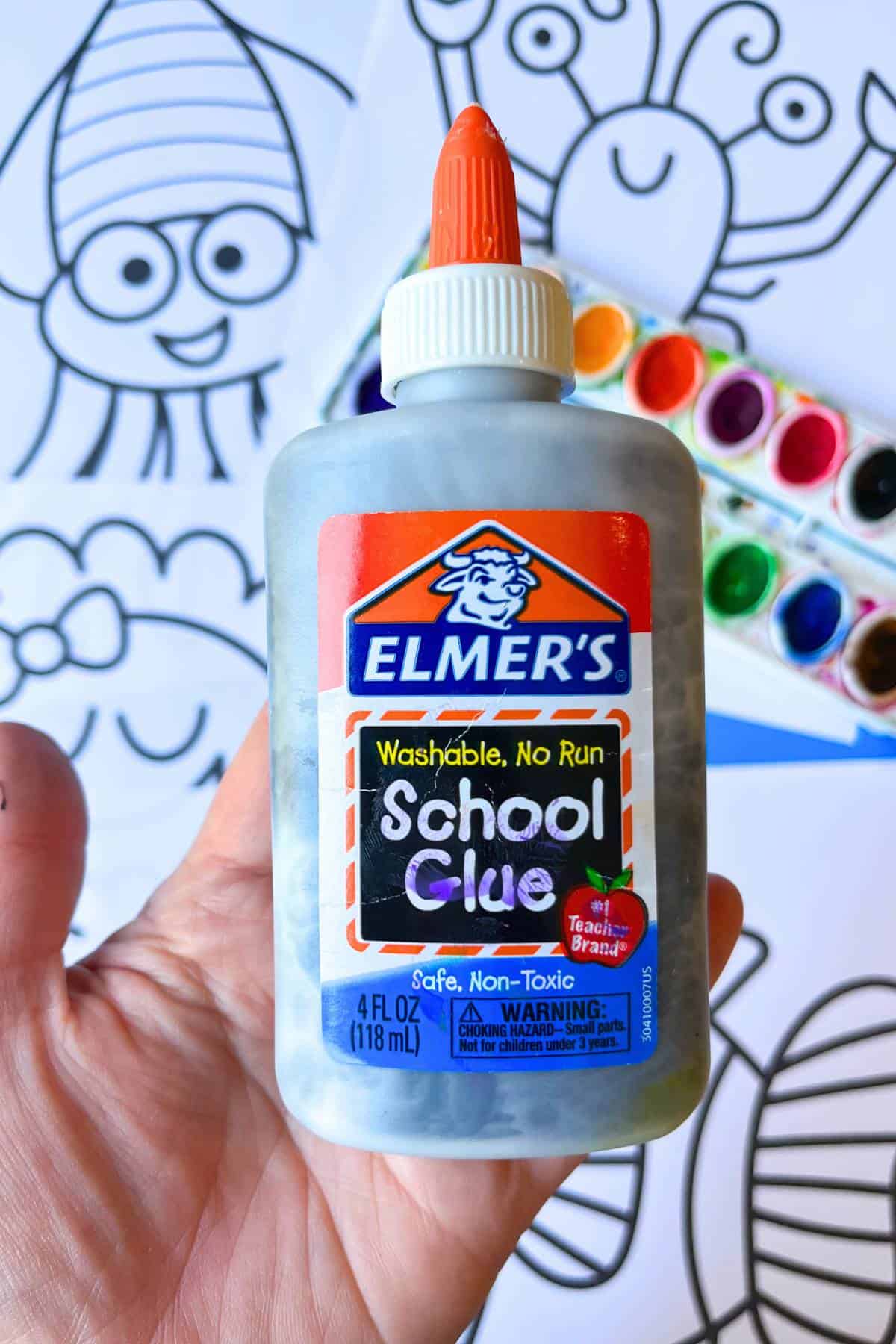 Goth Glue Coloring Page Art - Friends Art Lab