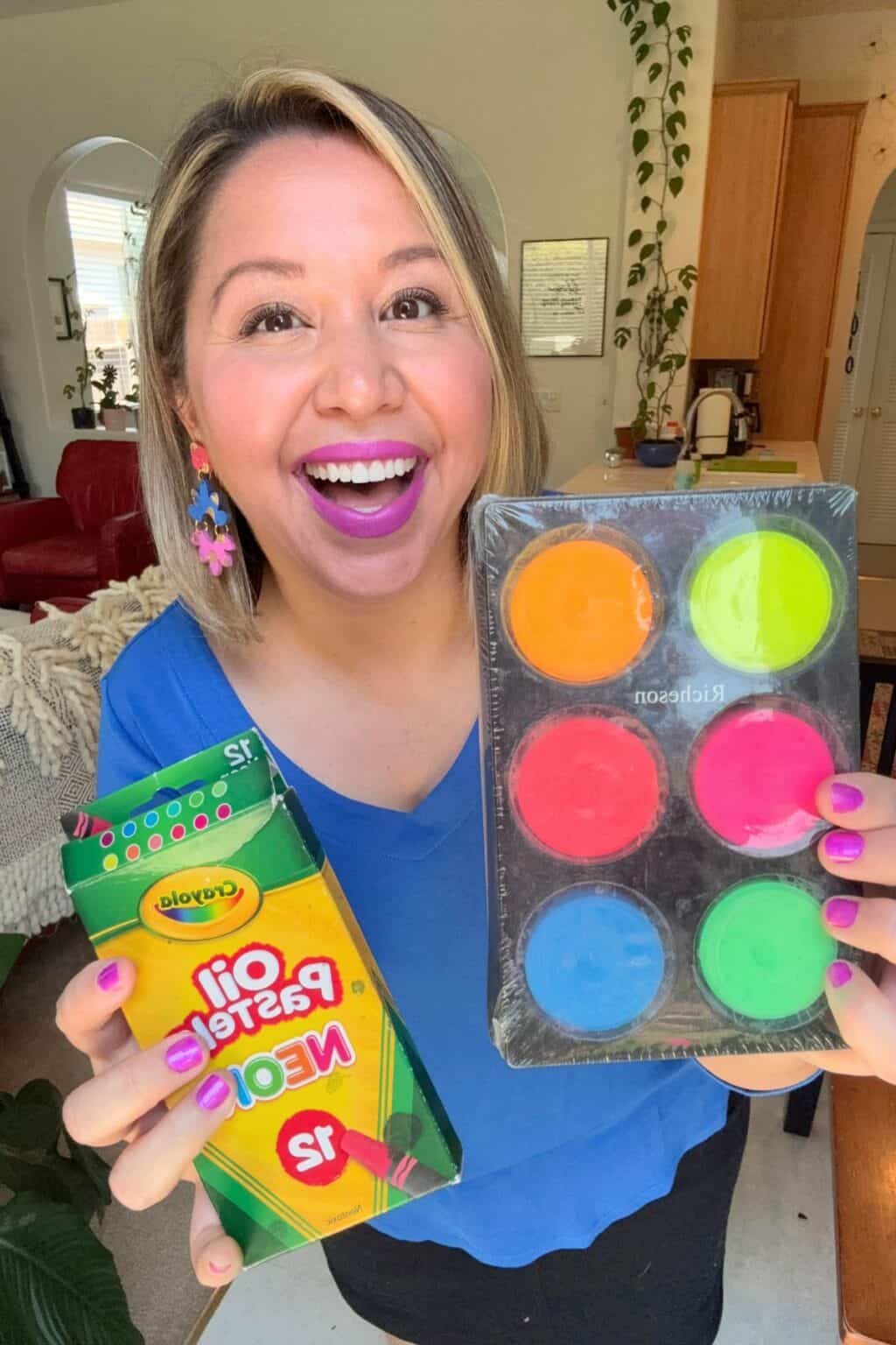 Bright & Bold Neon Art for Kids - Friends Art Lab