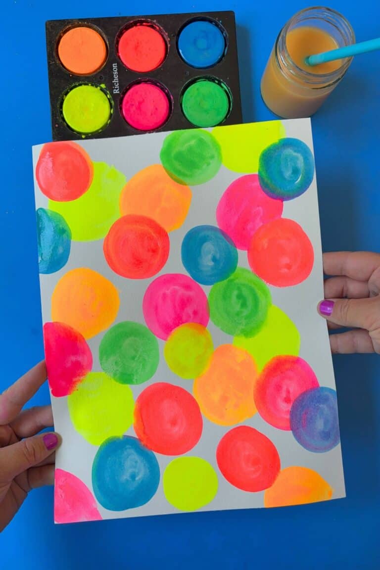 Bright & Bold Neon Art for Kids - Friends Art Lab