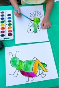 How to Draw Insects - Preschool Drawing Activity - Friends Art Lab
