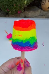 How to Make Neon Paint Popsicles - Friends Art Lab