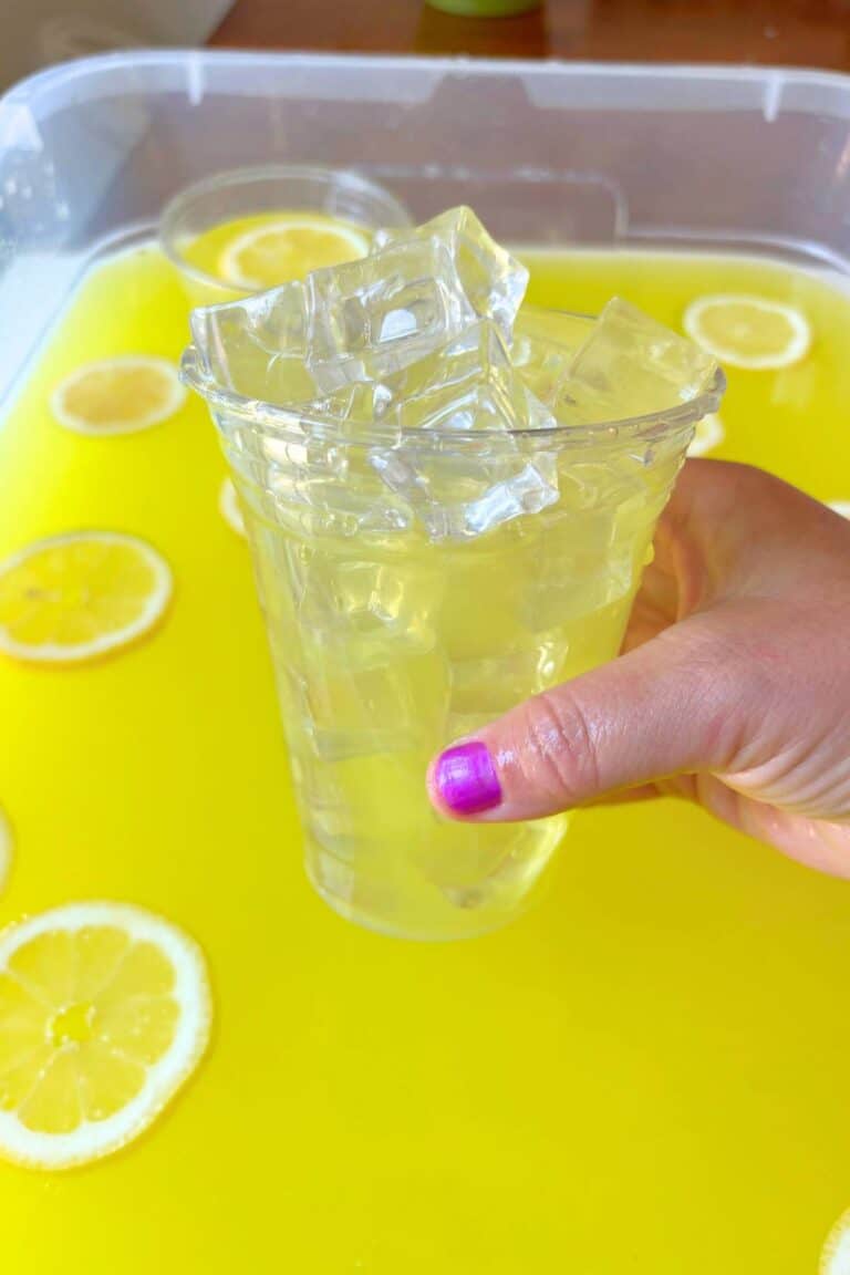 Lemonade Water Table – Preschool Summer Activity - Friends Art Lab