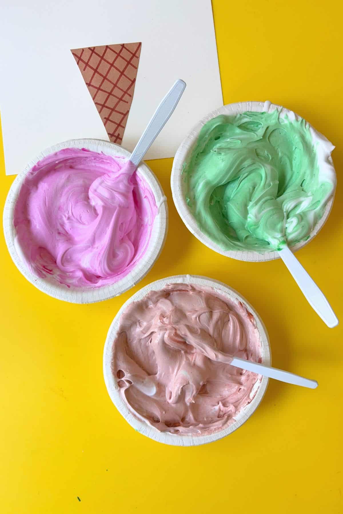 Preschool Ice Cream Craft - Friends Art Lab