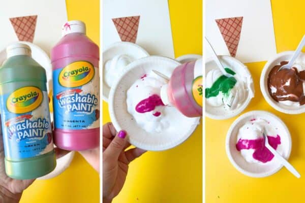 Preschool Ice Cream Craft - Friends Art Lab