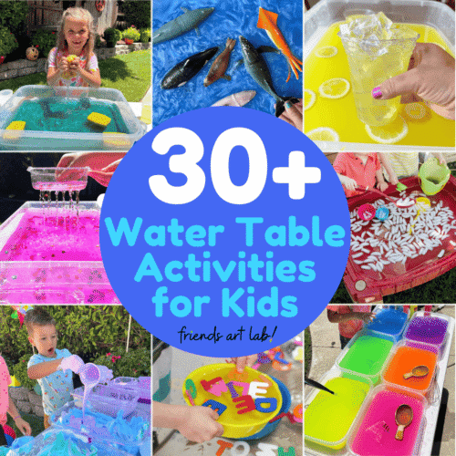 Water Table Activities for Kids - Friends Art Lab