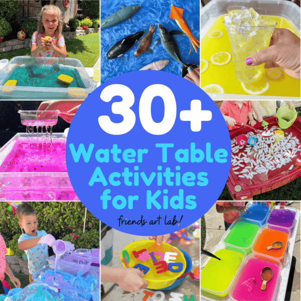 Water Table Activities for Kids - Friends Art Lab