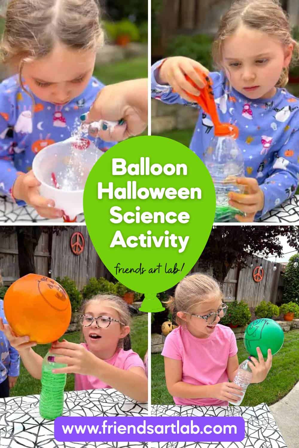 Balloon Halloween Science Activity - Friends Art Lab
