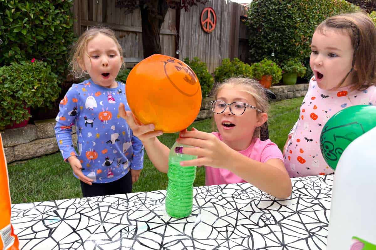 Balloon Halloween Science Activity - Friends Art Lab