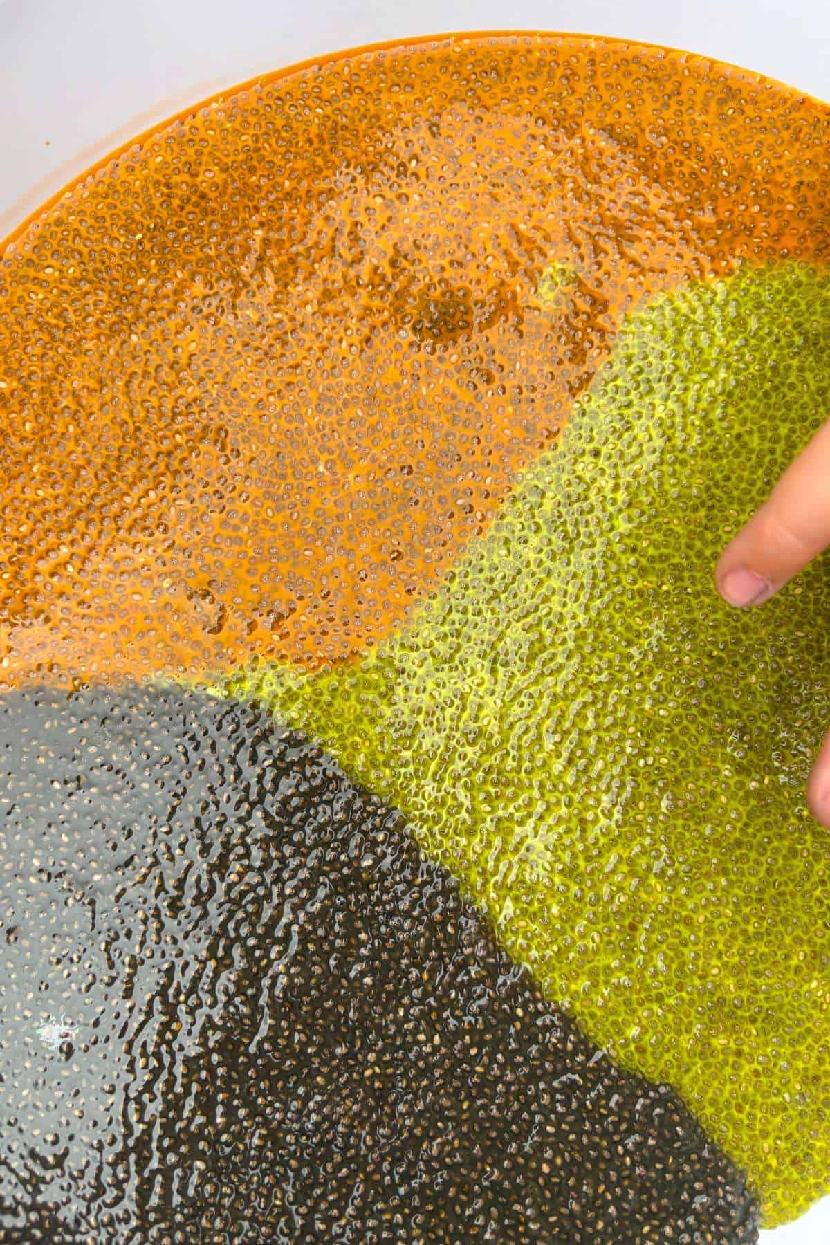 Halloween Slime with Chia Seeds - Friends Art Lab