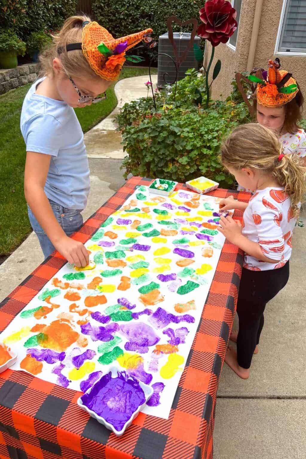 Halloween Ghost Painting for Kids with Peeps Marshmallows - Friends Art Lab