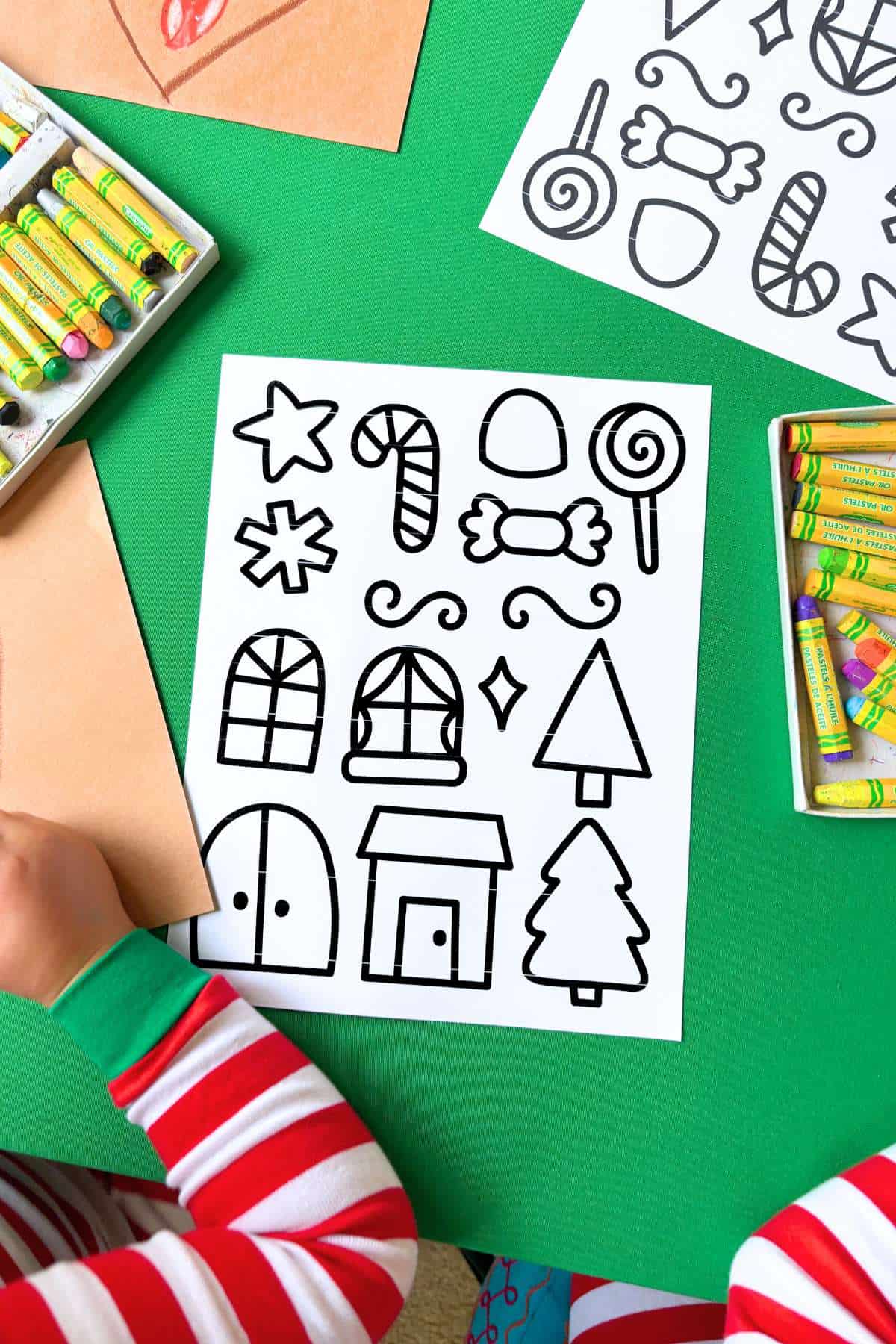 Draw a Gingerbread House: Step-by-Step with Free Printable - Friends ...