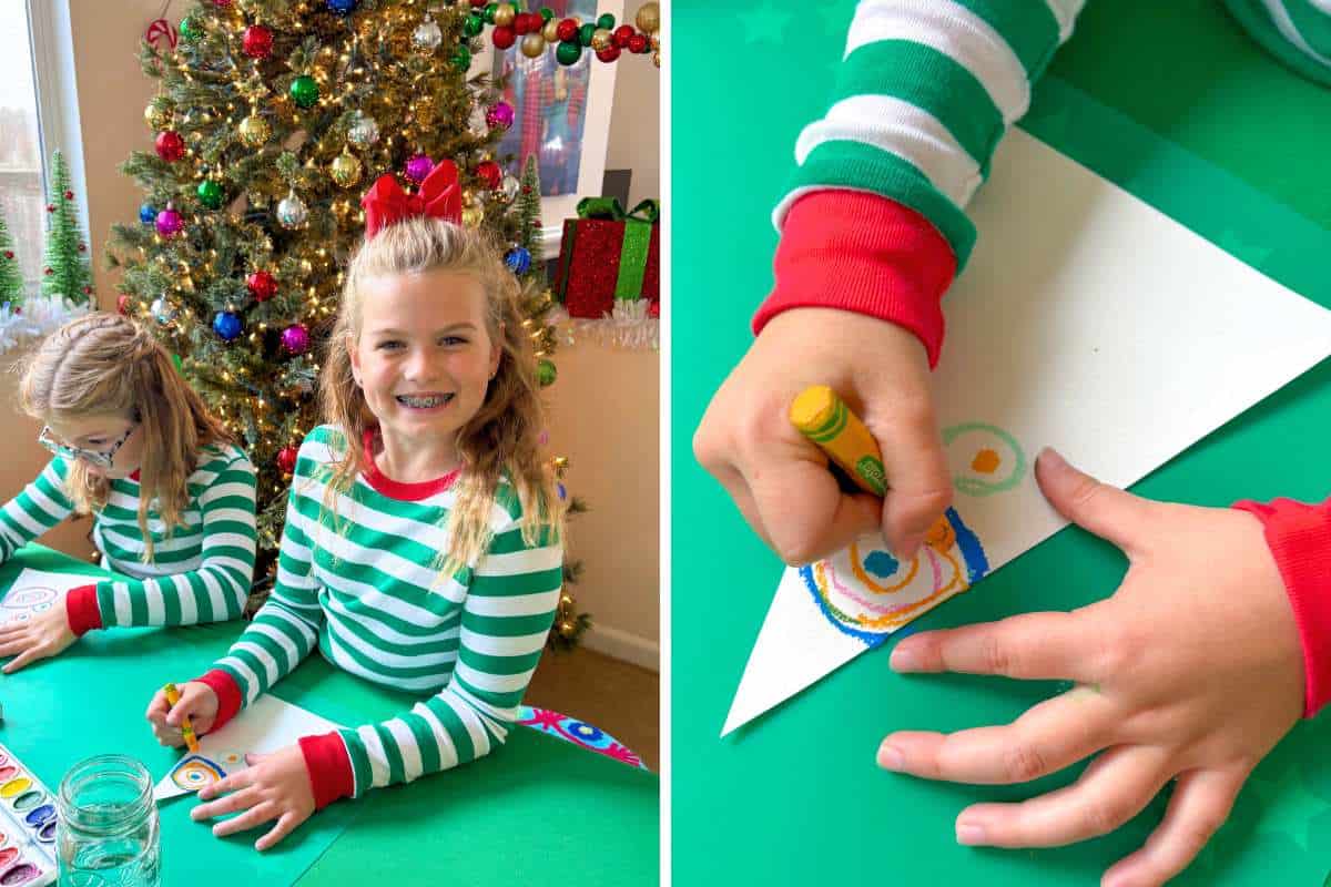 Kandinsky Christmas Tree Art for Kids - Friends Art Lab