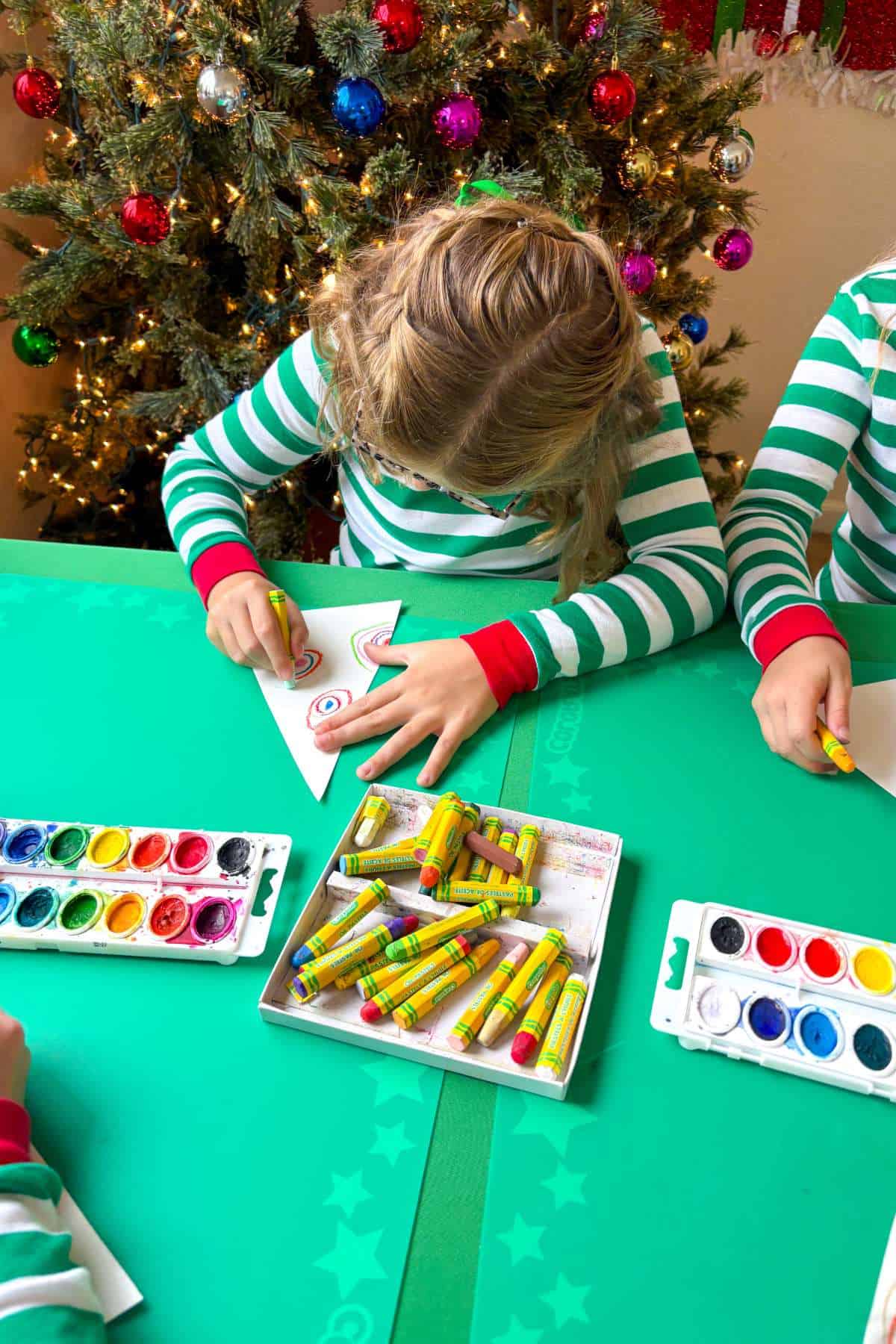 Kandinsky Christmas Tree Art for Kids - Friends Art Lab